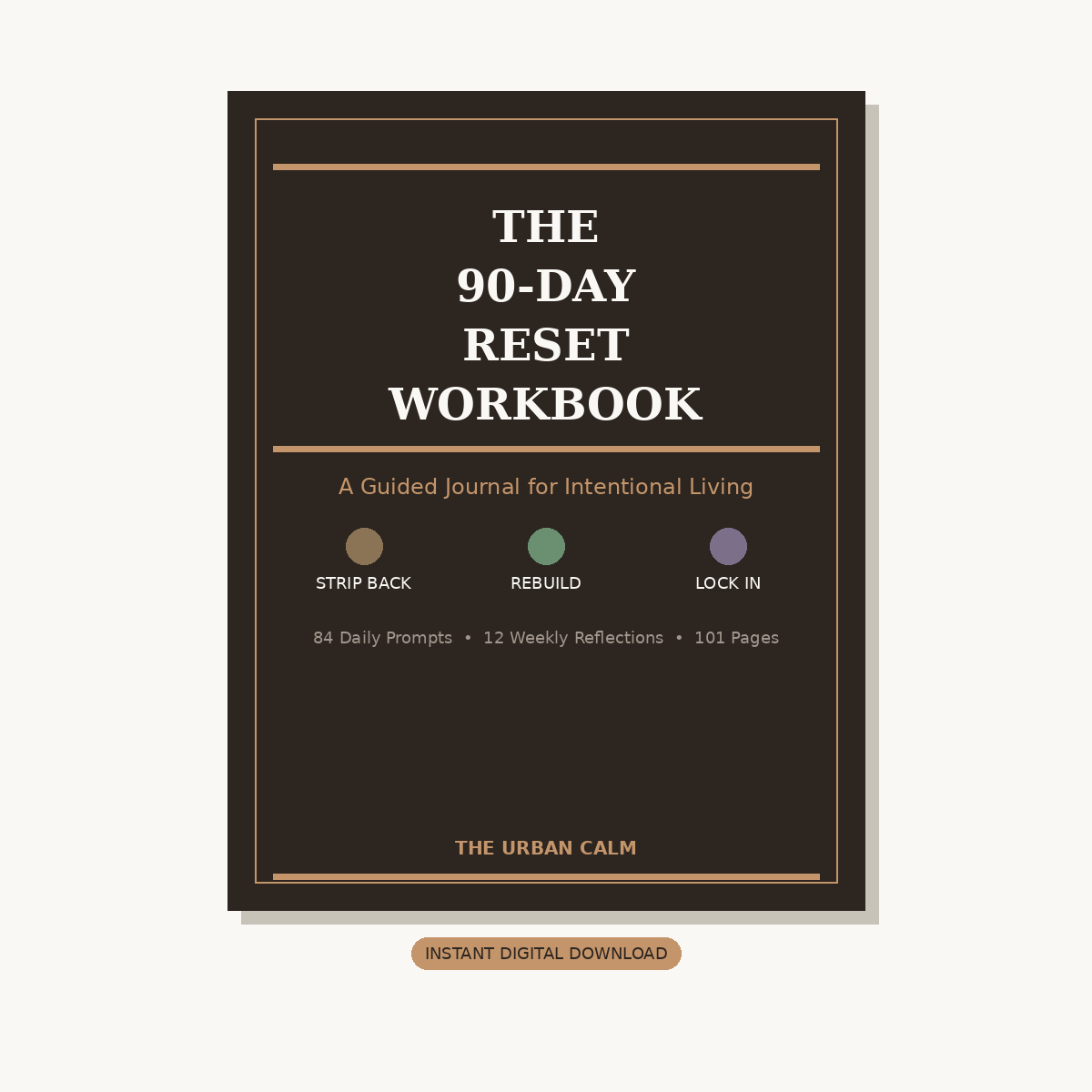The 90-Day Reset Workbook — Guided Journal for Intentional Living – The ...